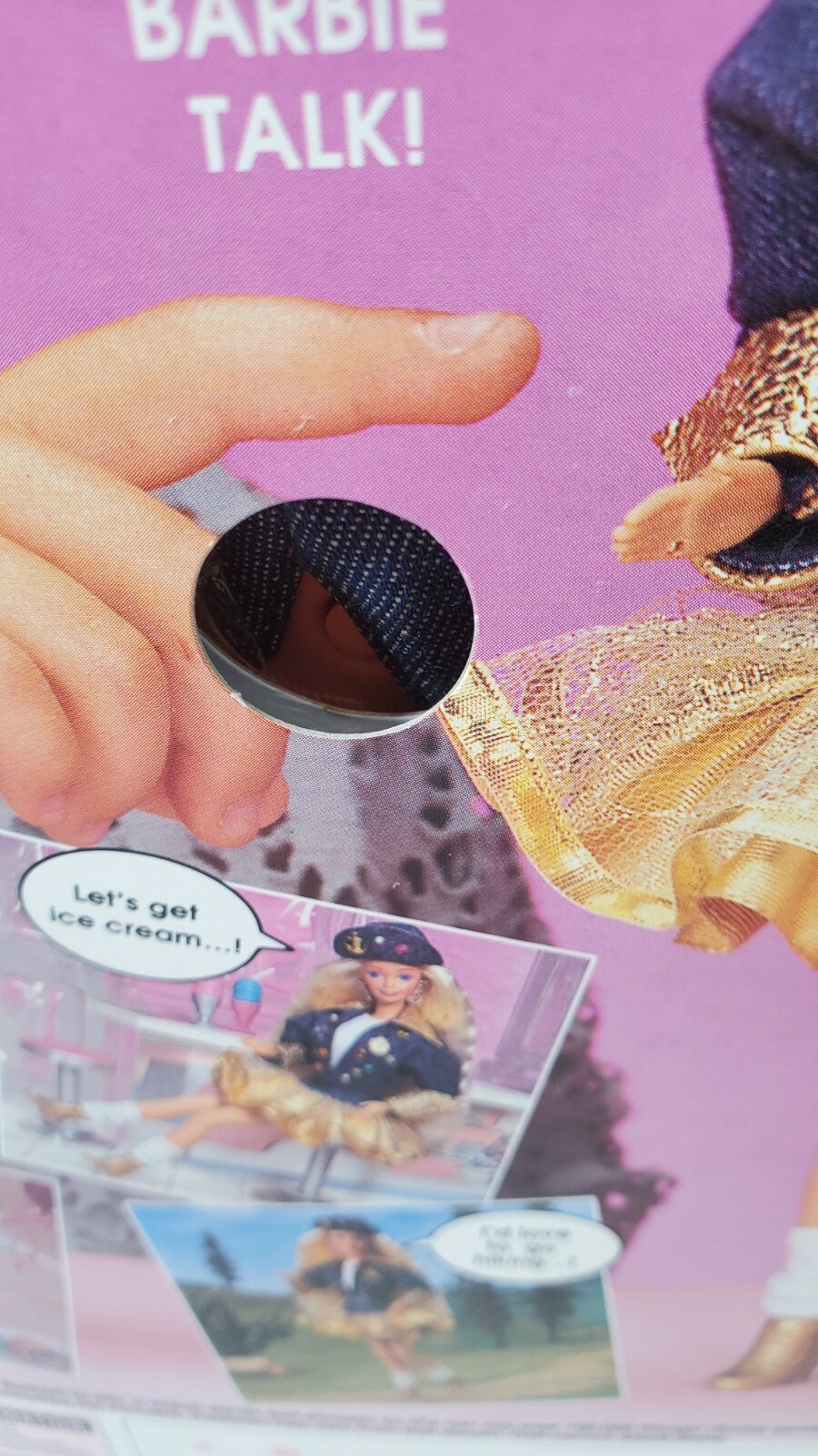 NEW 1994 Vintage Barbie "Super Talk" Talking Doll Mattel #12290 NOT ...