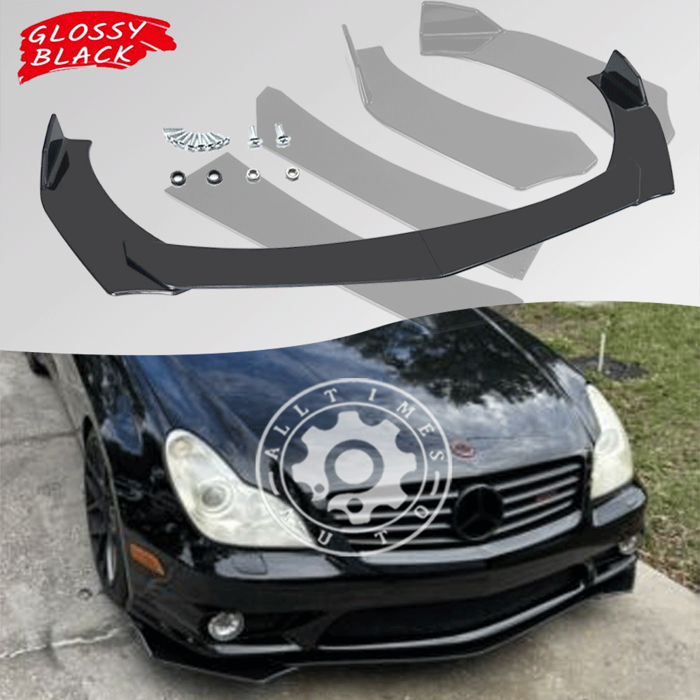 For Benz W219 CLS 350 400 500 53 55 65 AMG Front Bumper Lip Body Kit ...