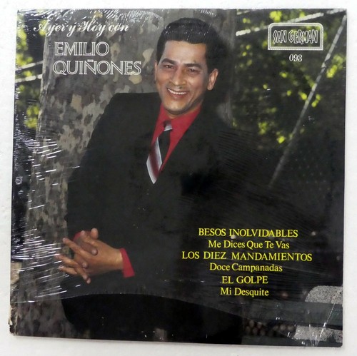 Emilio Quinones Ayer Y Hoy Avec LP Latin Boléro Menthe- Vinyle #6976 | eBay