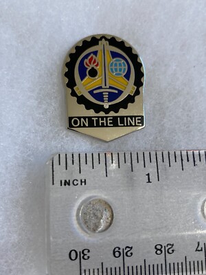 Authentic US Army Sustainment Command Unit Crest DI DUI Insignia 1A | eBay
