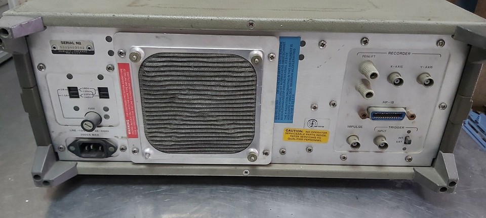 HP 3582A Spectrum Analyzer 25 Khz Dual channel Make Offers! UPS ...