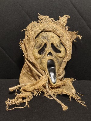 Scarecrow GHOSTFACE Child Youth Mask Scream 4 Burlap Ghost Face Easter ...