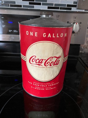 Coke Coca Cola 1 gallon fountain syrup soda can - Nice!! | eBay