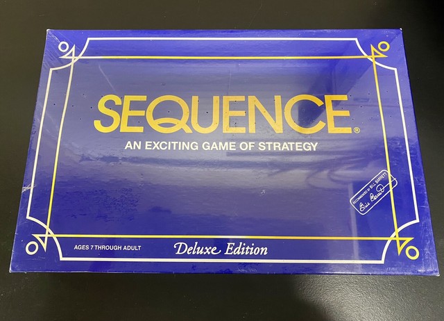 Sequence Deluxe Edition Board Game Jax 1995 Complete 8060 for sale ...