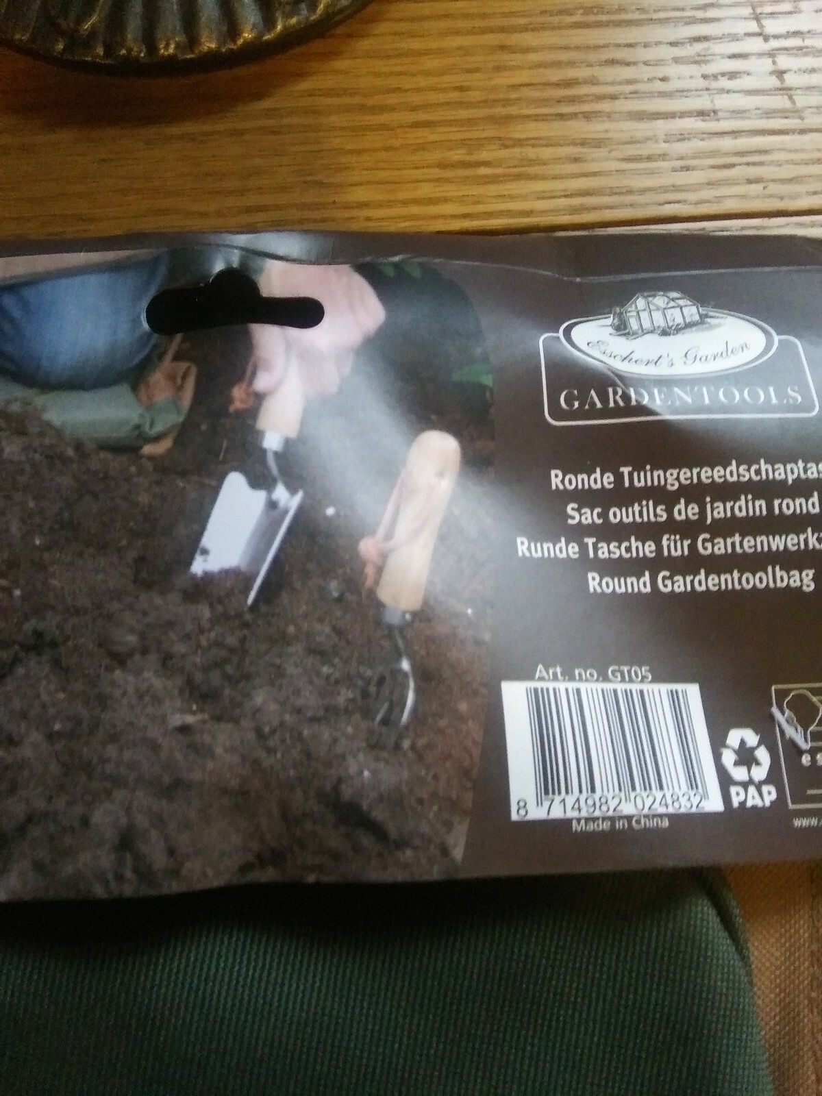 ESSCHERT'S GARDEN TOOL BAG W/STRAP NEW WITH TAG | eBay