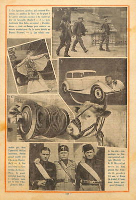 MUSSOLINI ET SES 2 FILS / L' HOMME-OISEAU CLEM SOHN / ILLUSTRATION de ...