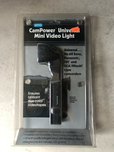 Sima CamPower Universal Mini Video Light -Vintage- NEW | eBay