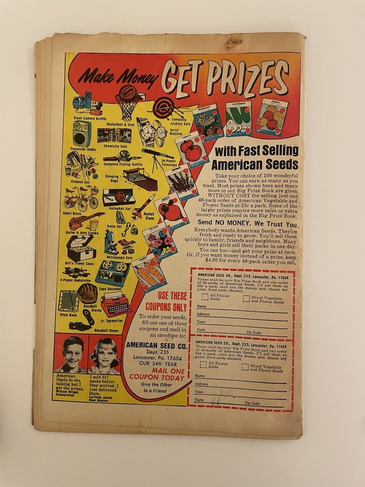 9 Comic Mixed Lot Silver Age Marvel DC Hulk Dr Strange Sgt Rock Horror ...