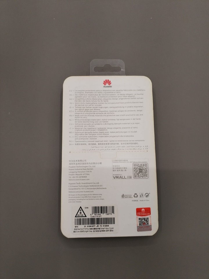 COVER CUSTODIA ORIGINALE HUAWEI per P10 PLUS VKY-L09 SMART CASE A LIBRO ...