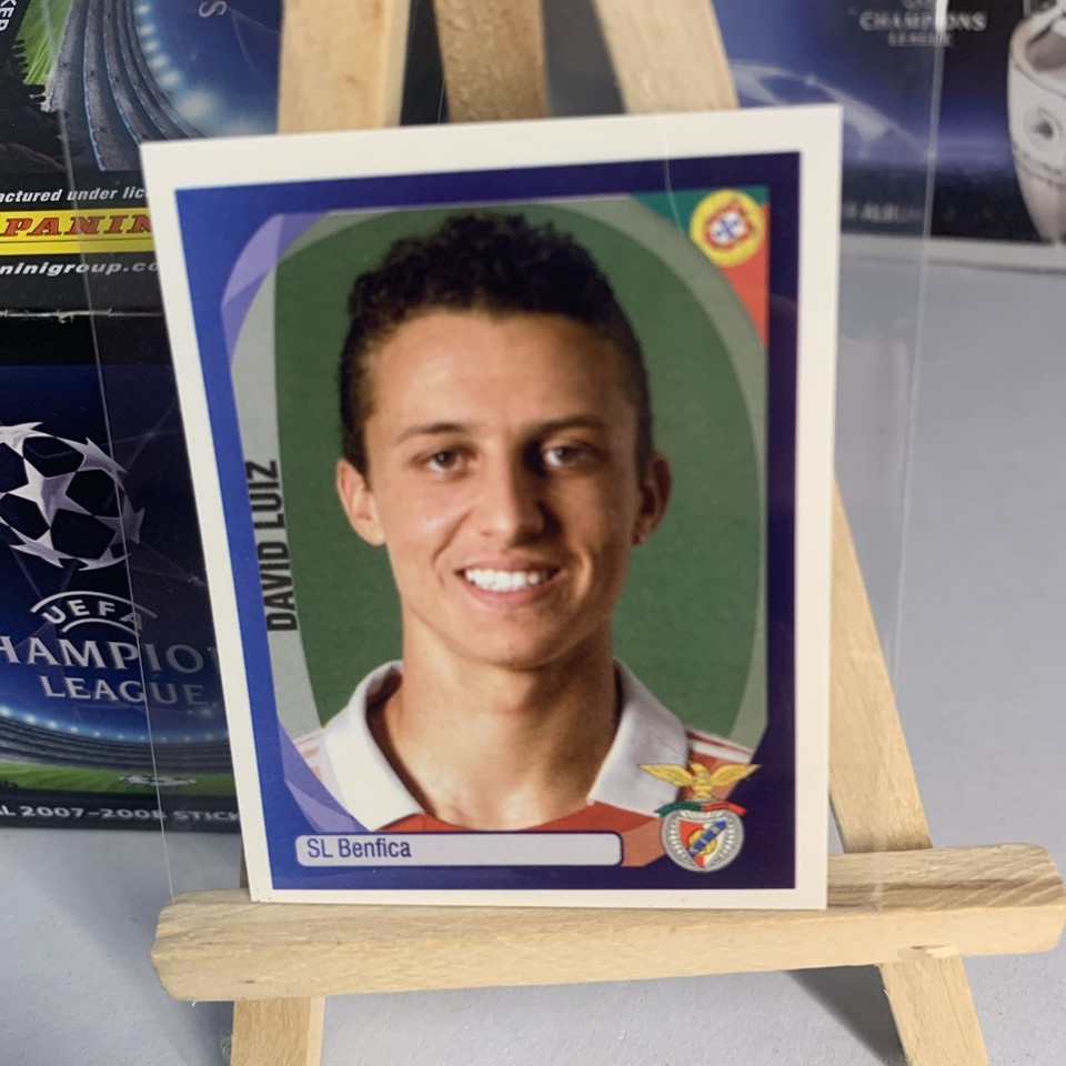 Stiker Panini David Luiz Rookie Champions League 2007/2008 #66 | eBay