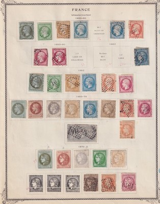 FRANCE - POWERFUL OLD COLLECTION ON ALBUM PAGES - DR. SCHULTZ ESTATE ...