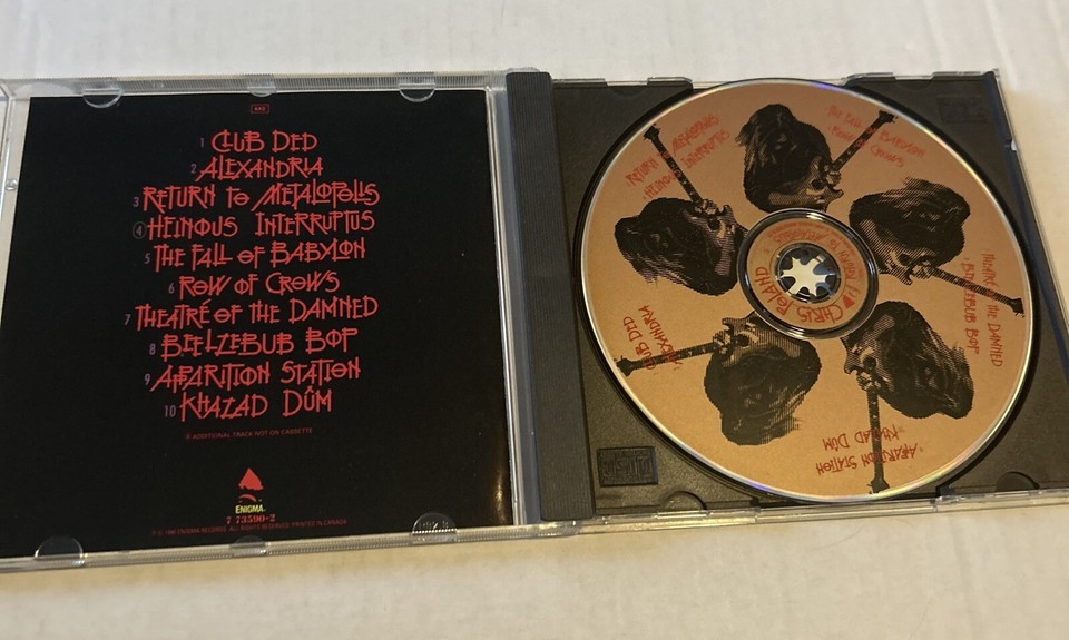 Chris Poland RETURN TO METALOPOLIS CD 1990 Enigma Records Metal ...