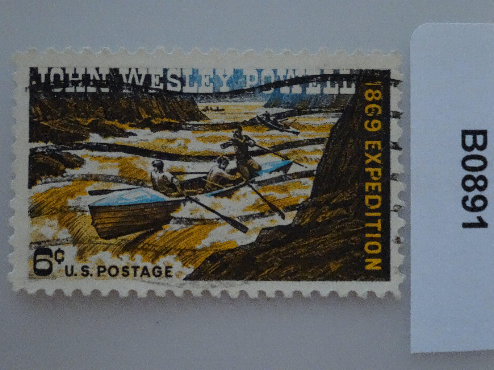 USA Stamp John Wesley Powell 1869 Expedition 6 Cents United States ...