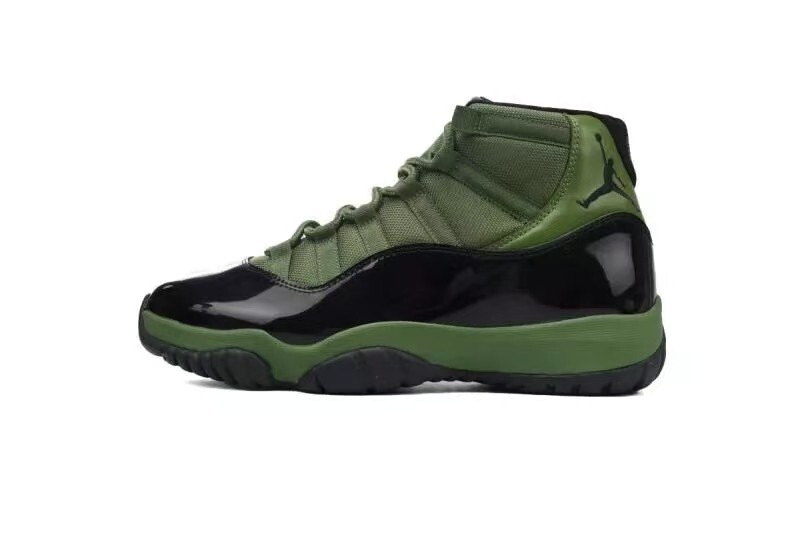 Men's Size Nike Air Jordan 11 Retro Army Green Black CT8012-300 ...
