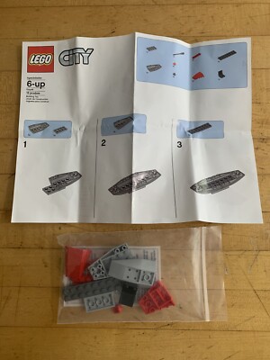 Lego City Kayak Toys R Us Exclusive Build Red Boat with Paddle complete ...