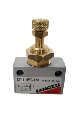 Camozzi Flow Control Valve RFU 482-1/8 P. MAX 10 bar, 1/8"NPT | eBay