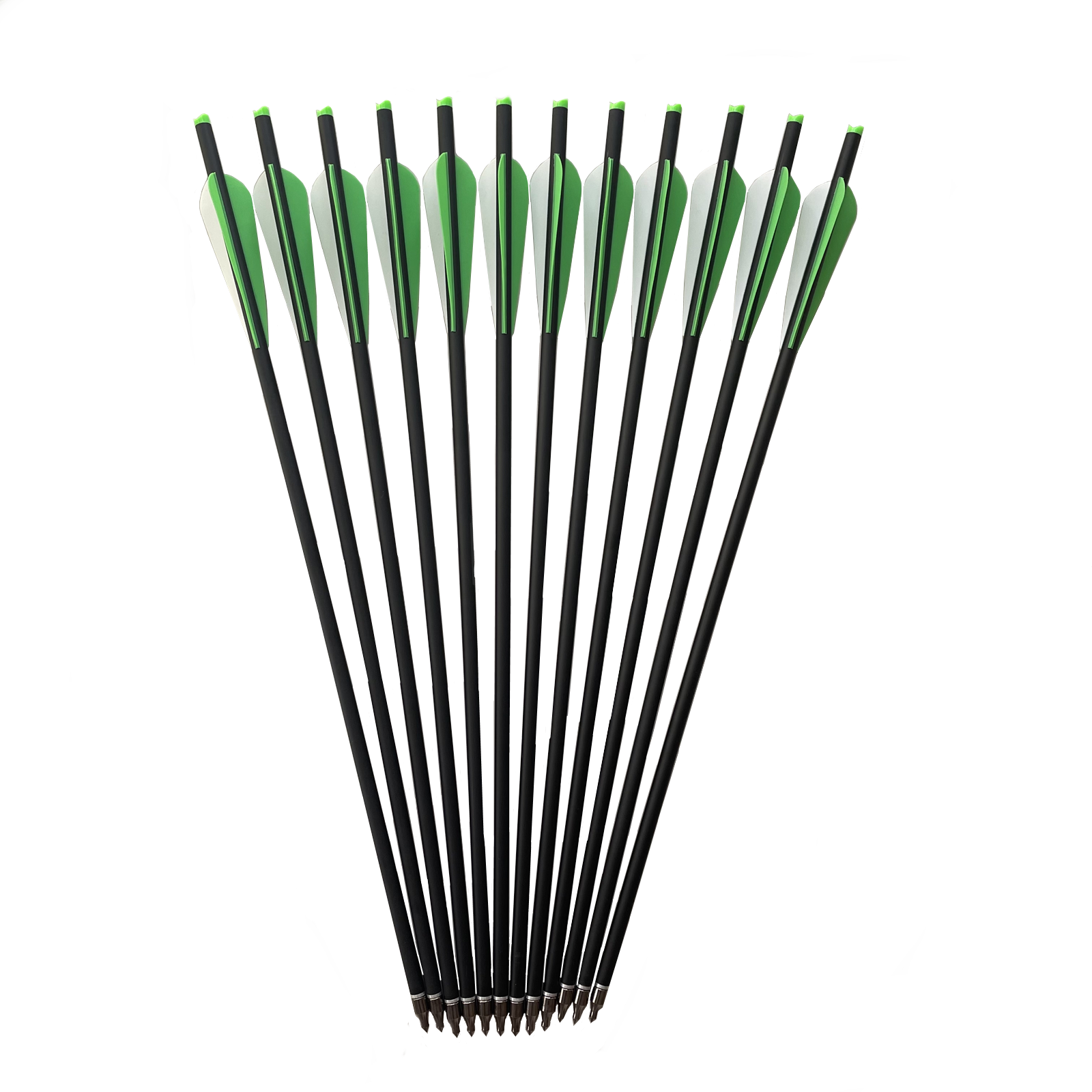 20 inch Archery Hunting Carbon Crossbow Bolts Half Moon Nock OD 8.8mm ...