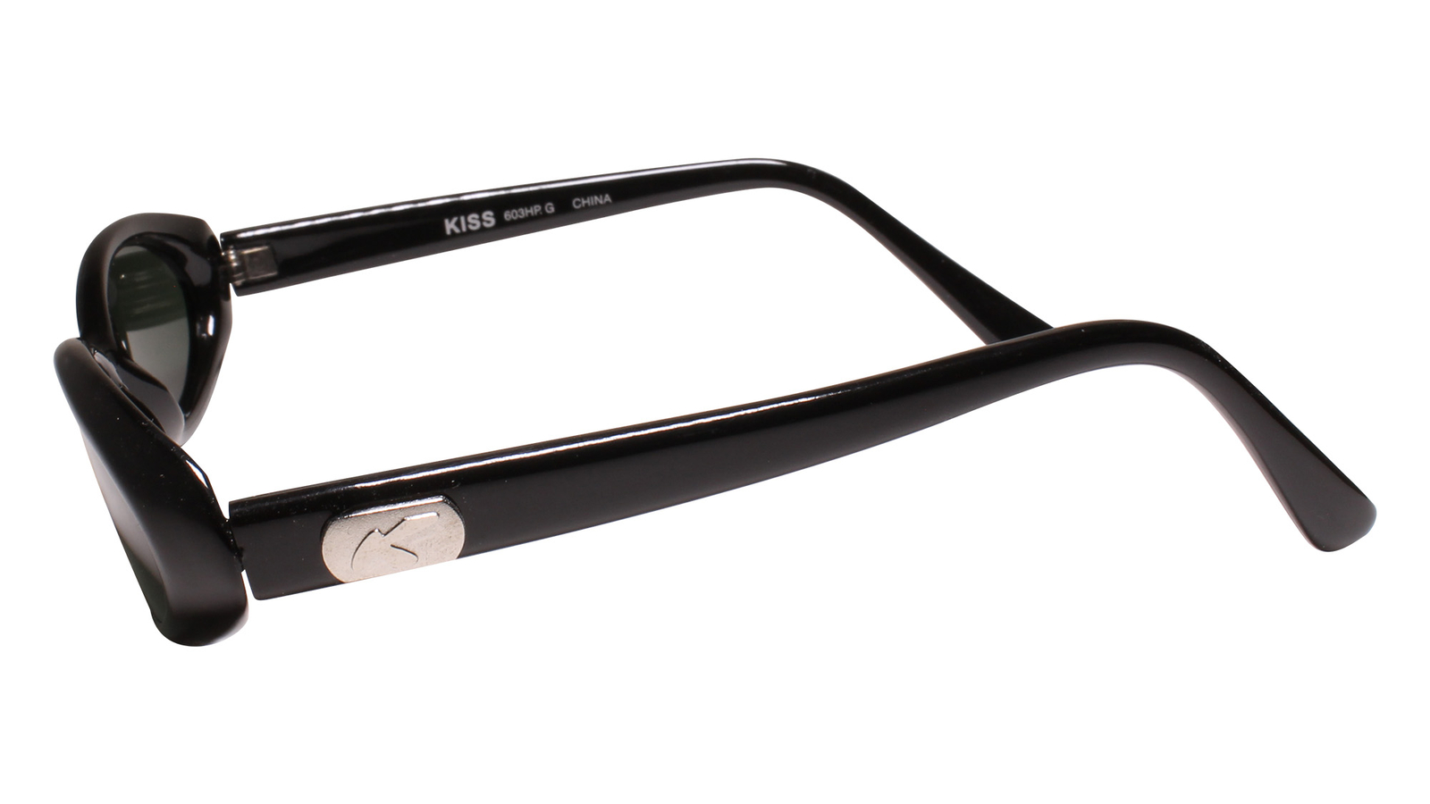 Genuine Vintage Retro Exotic Rockabilly Black 90s 80s Womens Cat Eye ...