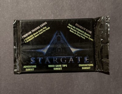 1 Pack 1994 Collect-A-Card STARGATE Sealed 8 Trading Cards New/Sealed ...