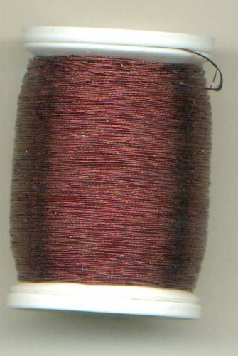GUDEBROD VINTAGE ROD WINDING THREAD METALLIC BURGUNDY #9008 "A" | eBay