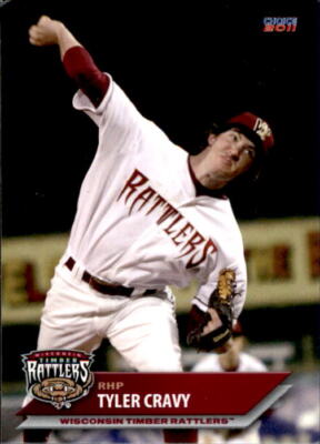 2011 Wisconsin Timber Rattlers Choice #3 Tyler Cravy - EX Martinez ...