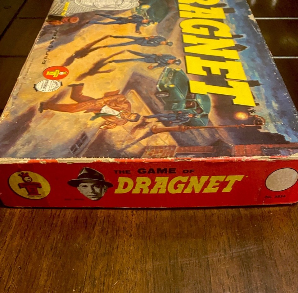 Vintage 1955 Transogram The Game Of Dragnet Board Game | eBay