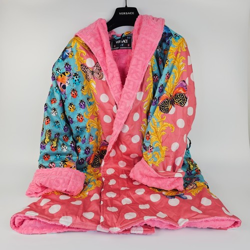 VERSACE Butterflies Baroque Flamingo Pink/Multicolor Unisex Short ...