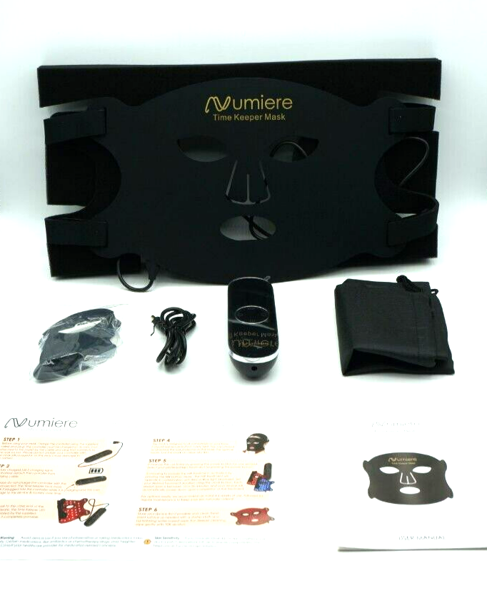 Numiere Time Keeper LED Therapy Face Mask Blue Therapy Anti-Aging ...