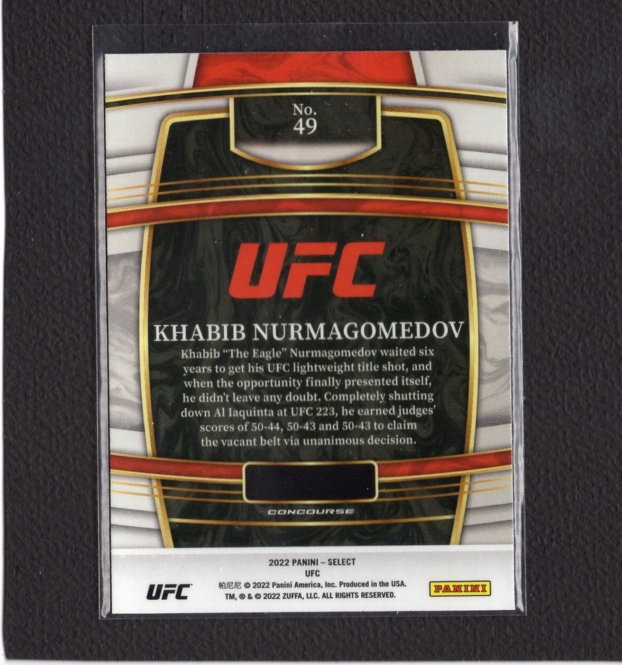 2022 UFC #49 Khabib Nurmagomedov | eBay
