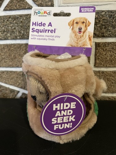 Interactive Hide And Seek Burrow Hide A Squirrel Squeaky XS-Small Plush ...