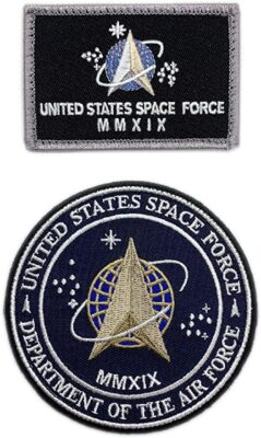 United States Space Force USSF Patch [2PC -"Hook" Fastener -SF5,SF2] | eBay