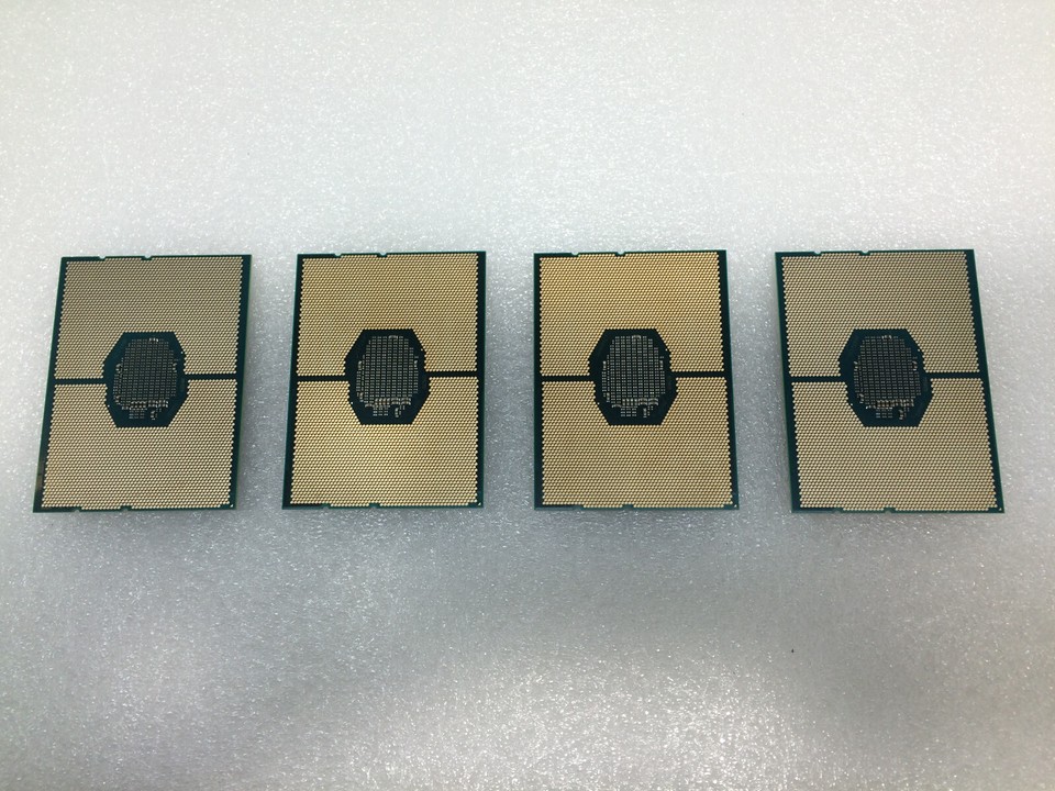 Lot of 4 Intel Xeon Gold 5122 4-Core 3.60GHz FCLGA3647 Server CPU SR3AT ...