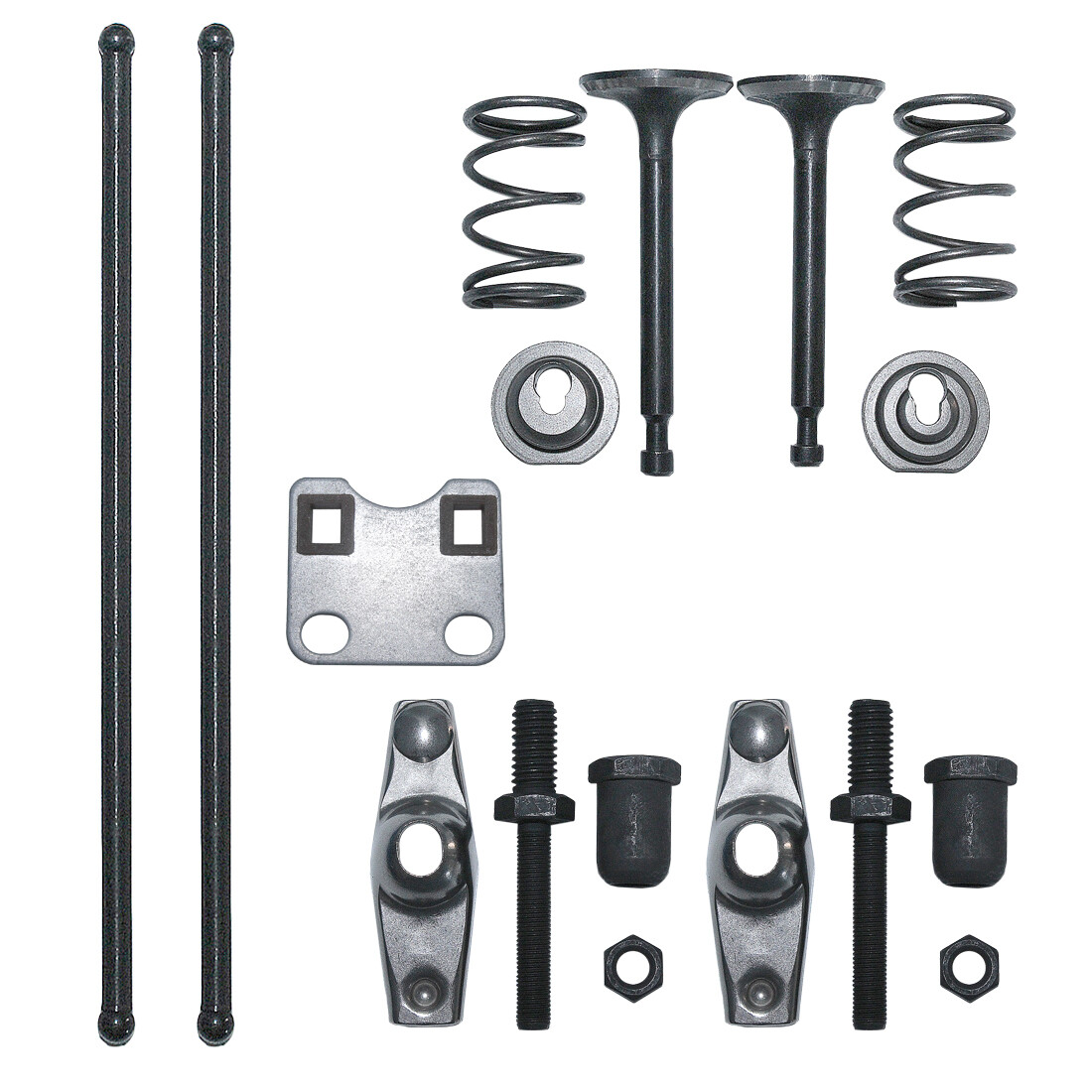 Valve Spring Rocker Arm Push Rod Guide Plate Kit For Honda GX160 GX200 ...