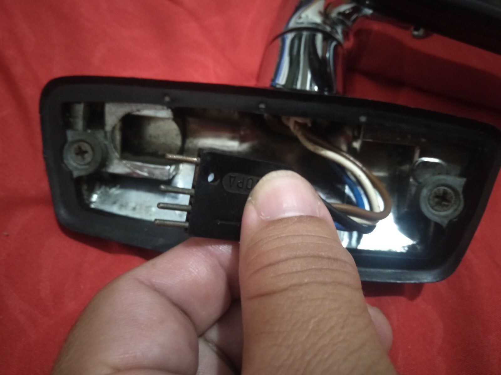 NOS GENUINE BMW E3 E9 E21 Electric Side Mirror with SOME IMPERFECTIONS ...