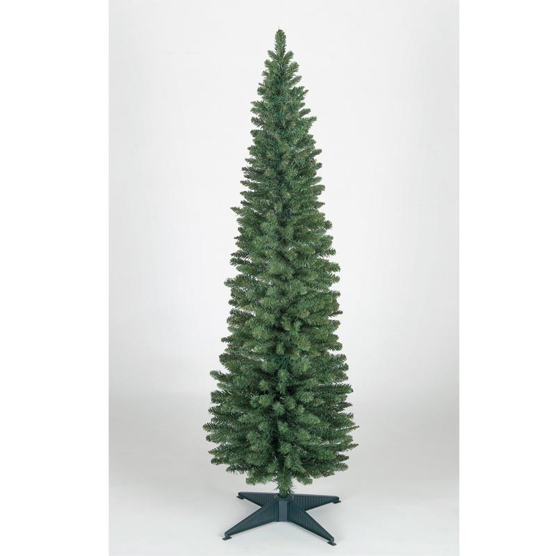 Christmas Tree Slim Pencil 4ft 5ft 6ft 7ft 8ft Green Grey White Black ...