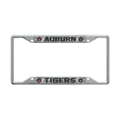 AUBURN TIGERS DIGITAL CAMO 6"X12" METAL LICENSE PLATE FRAME NEW ...