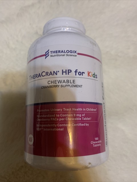Theralogix Theracran HP for Kids Cranberry Supplement 180 Tabs for sale ...