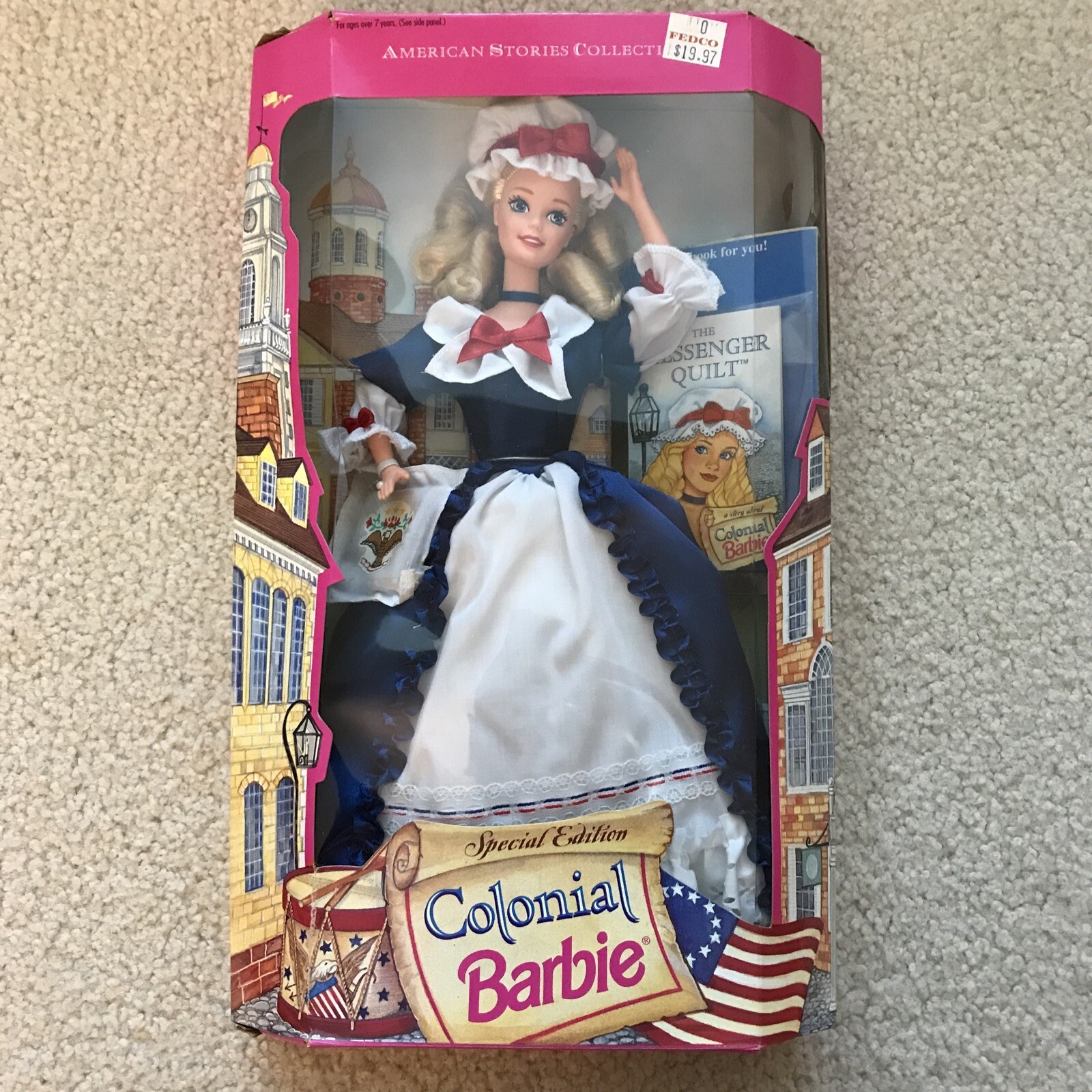 Colonial Barbie - American Stories Collection - 1994 Mattel #12578 ...