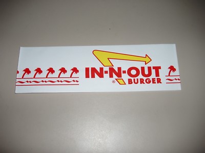 2 BRAND NEW IN N OUT BURGER Paper hats 11" X 3" 🔥🔥 | eBay