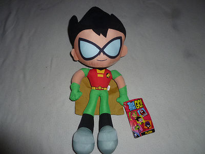 NEW WITH TAG TEEN TITANS GO! ROBIN 17" PLUSH DOLL TOY FACTORY DC COMICS ...
