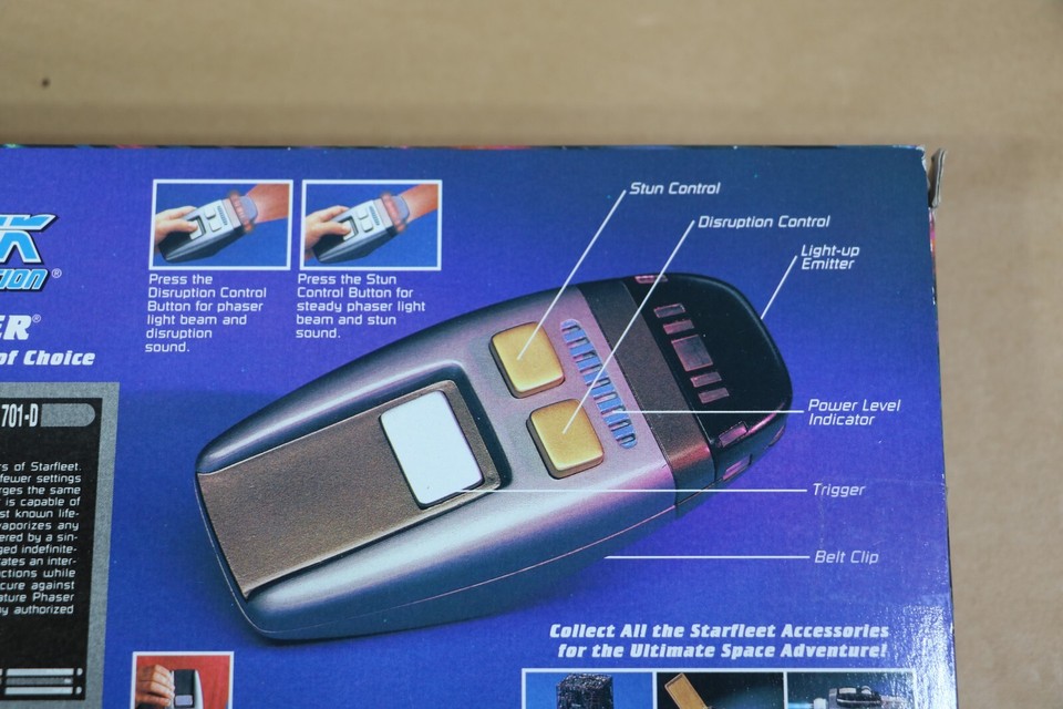 Star Trek The Next Generation Type 1 Phaser Collector's Edition 1994 ...