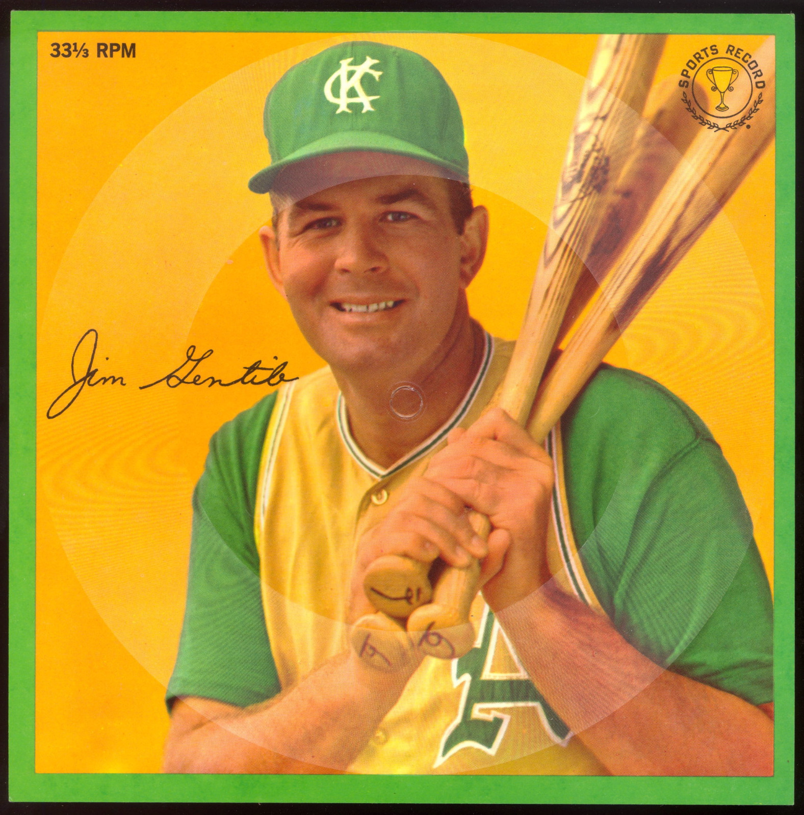 1962-1964 BASEBALL SPORT CHAMPIONS 33 RPM JIM GENTILE NM MT STORY ...