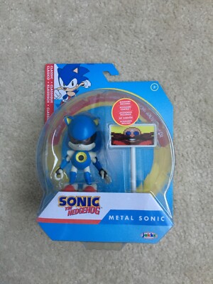 Sonic The Hedgehog Classic Metal Sonic With Goal Post 4" Action Figure ...