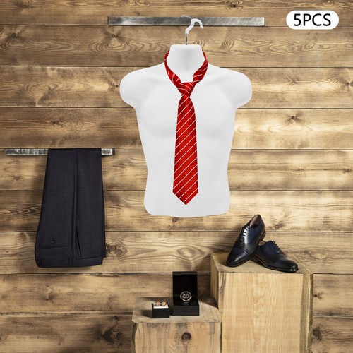 5PCS Male Mannequin Torso, Mannequin Body Torso with Hooks, Hollow Body ...