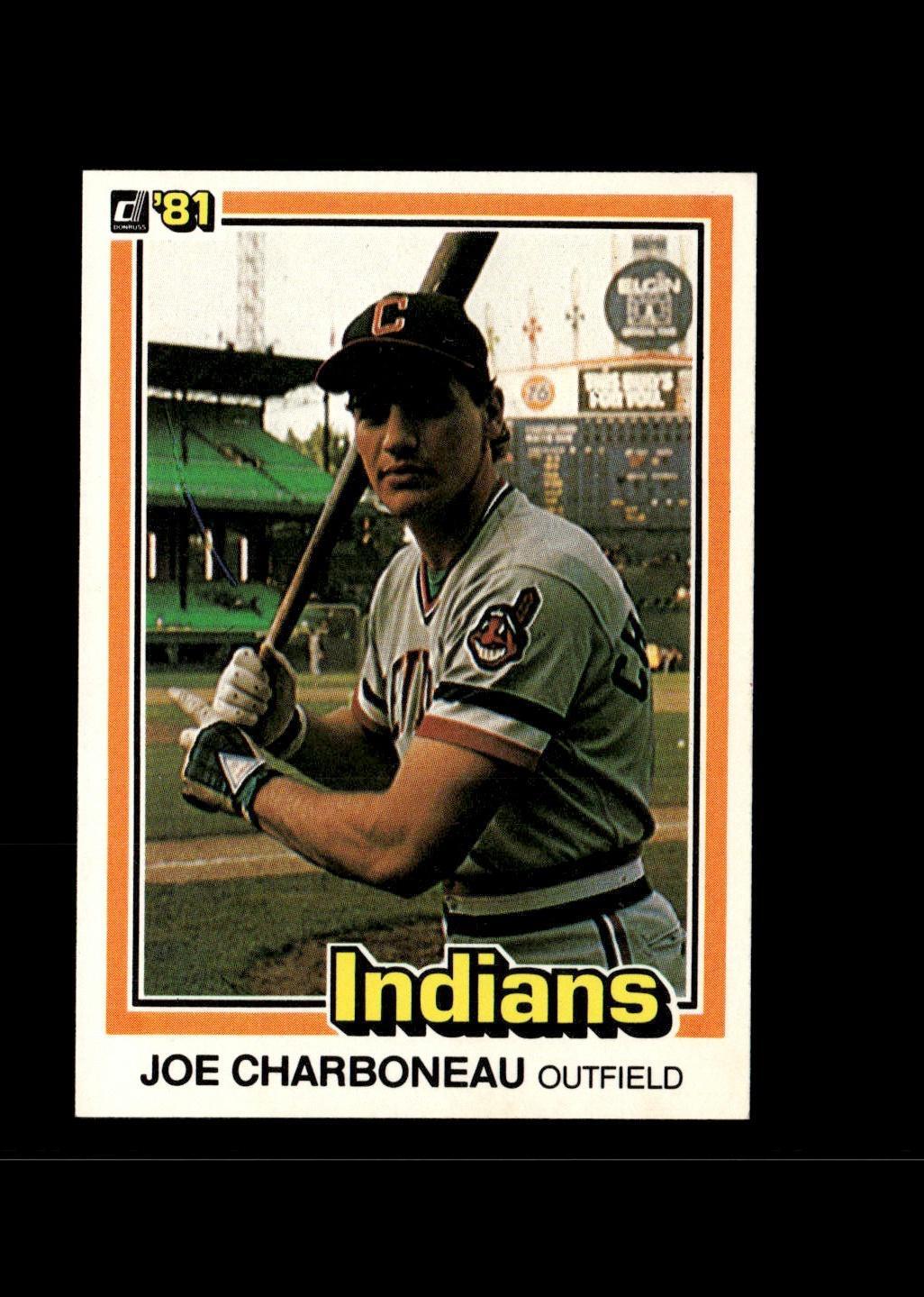 Joe Charboneau 1981 Donruss Baseball Card #82a Cleveland Indians | eBay