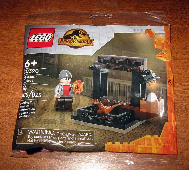 LEGO JURASSIC WORLD DOMINION 30390 DINOSAUR MARKET POLYBAG. Rare for ...