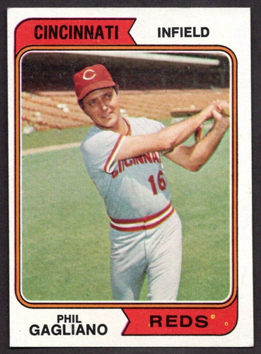 1974 Topps #622 Phil Gagliano Cincinnati Reds Couple Surface Bumps VG ...