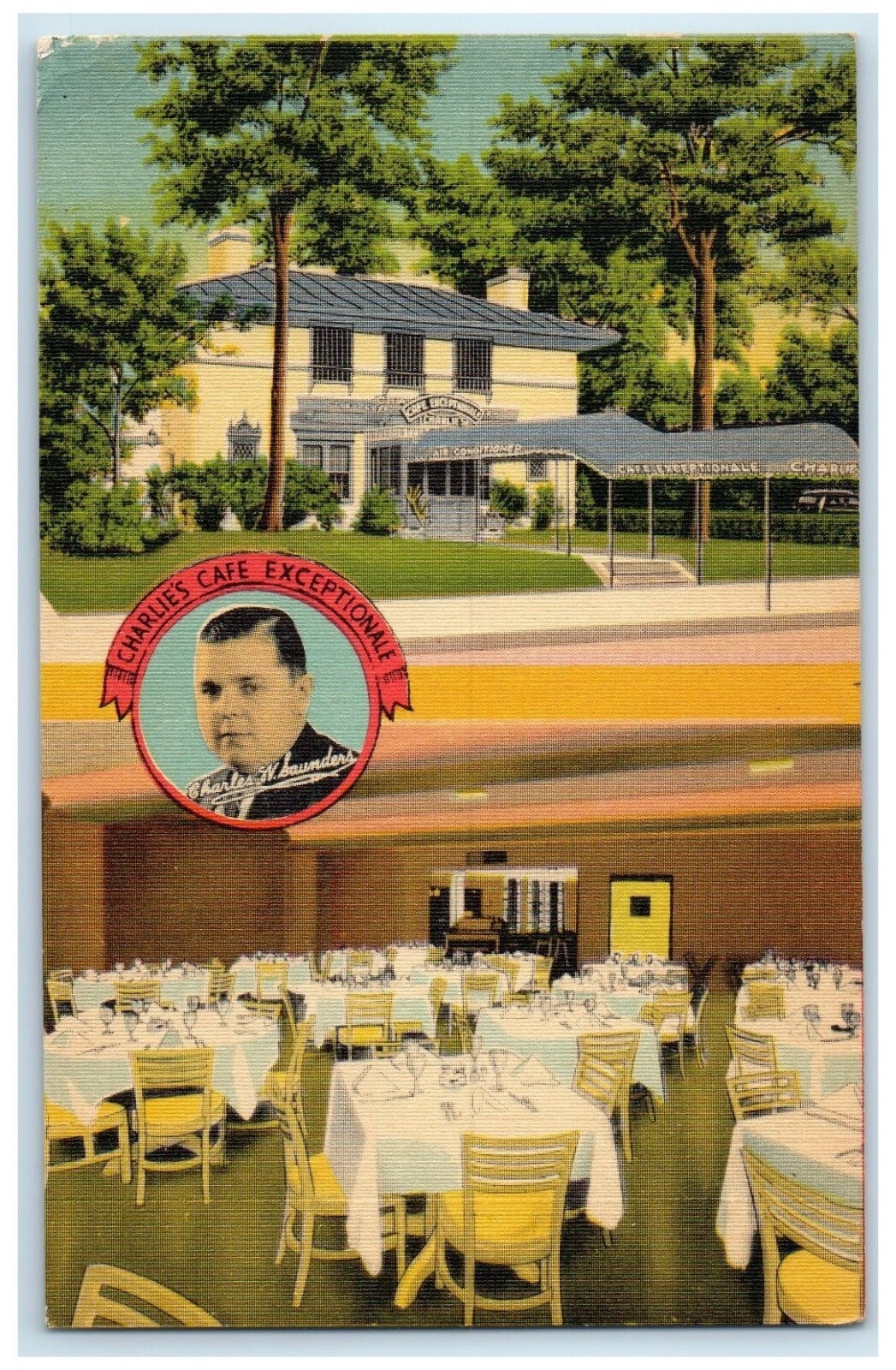 c1950's Charles Cafe Exceptionale Minneapolis Minnesota MN Dual View ...