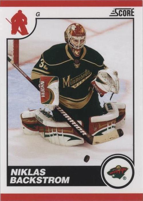 2010-11 Score - Niklas Backstrom #260 for sale online | eBay