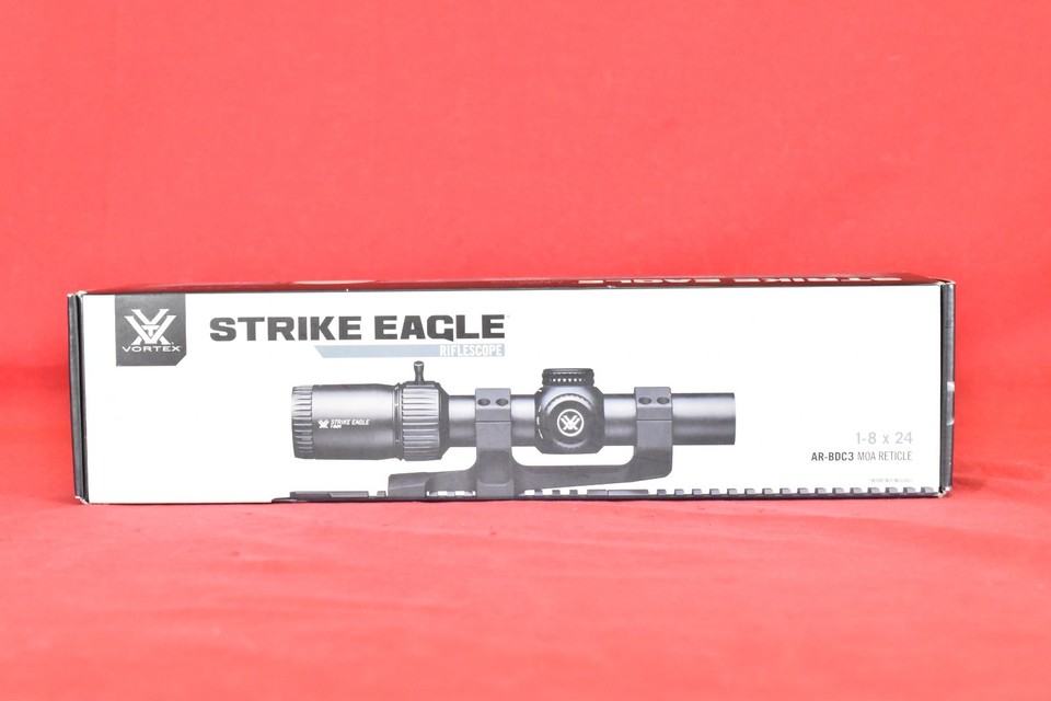 Vortex Strike Eagle 1-8x24mm SE-1824-2 BDC3 Reticle 30mm Tube Black ...